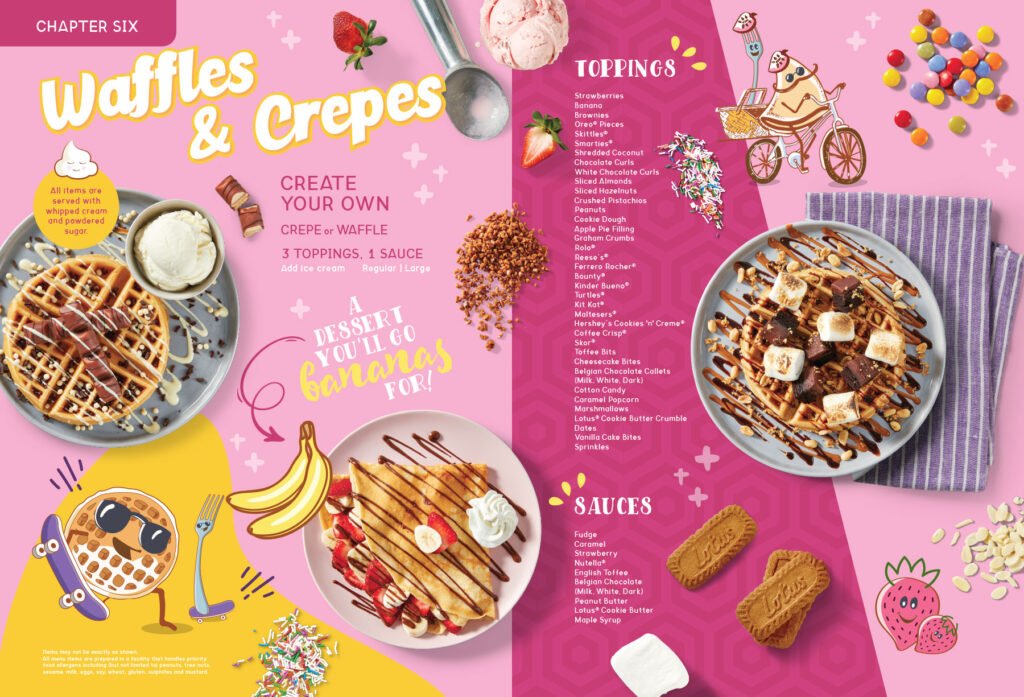 Mid Concept Menu - D Spot Dessert Café