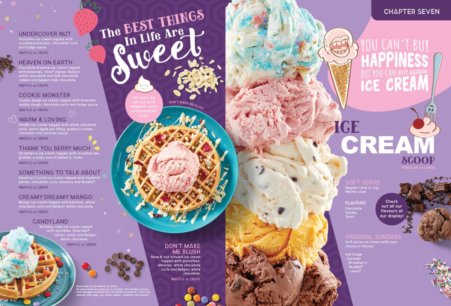 Mid Concept Menu - D Spot Dessert Café