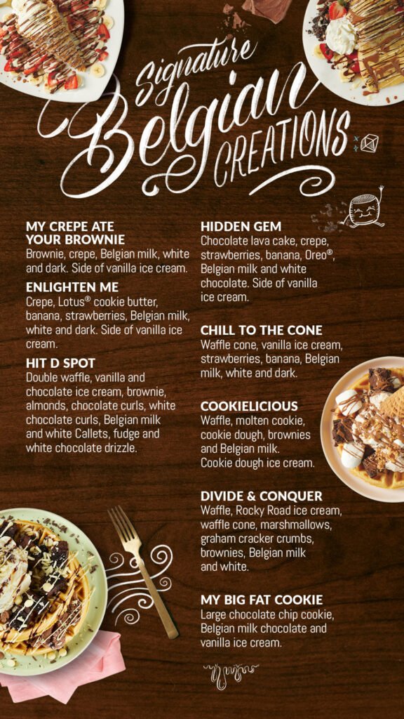 Dessert Only Menu – D Spot Dessert Café