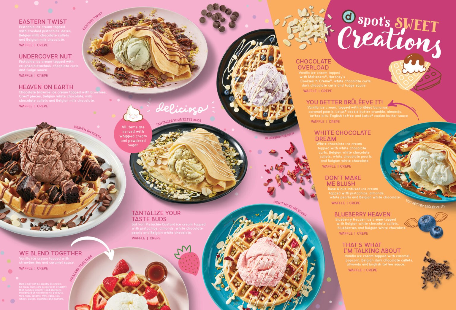 Menu - Full Menu - Ontario - D Spot Dessert Café