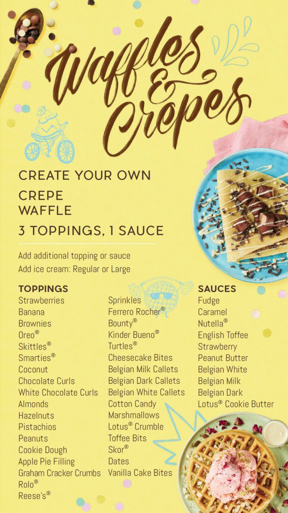 Dessert Only Menu – D Spot Dessert Café